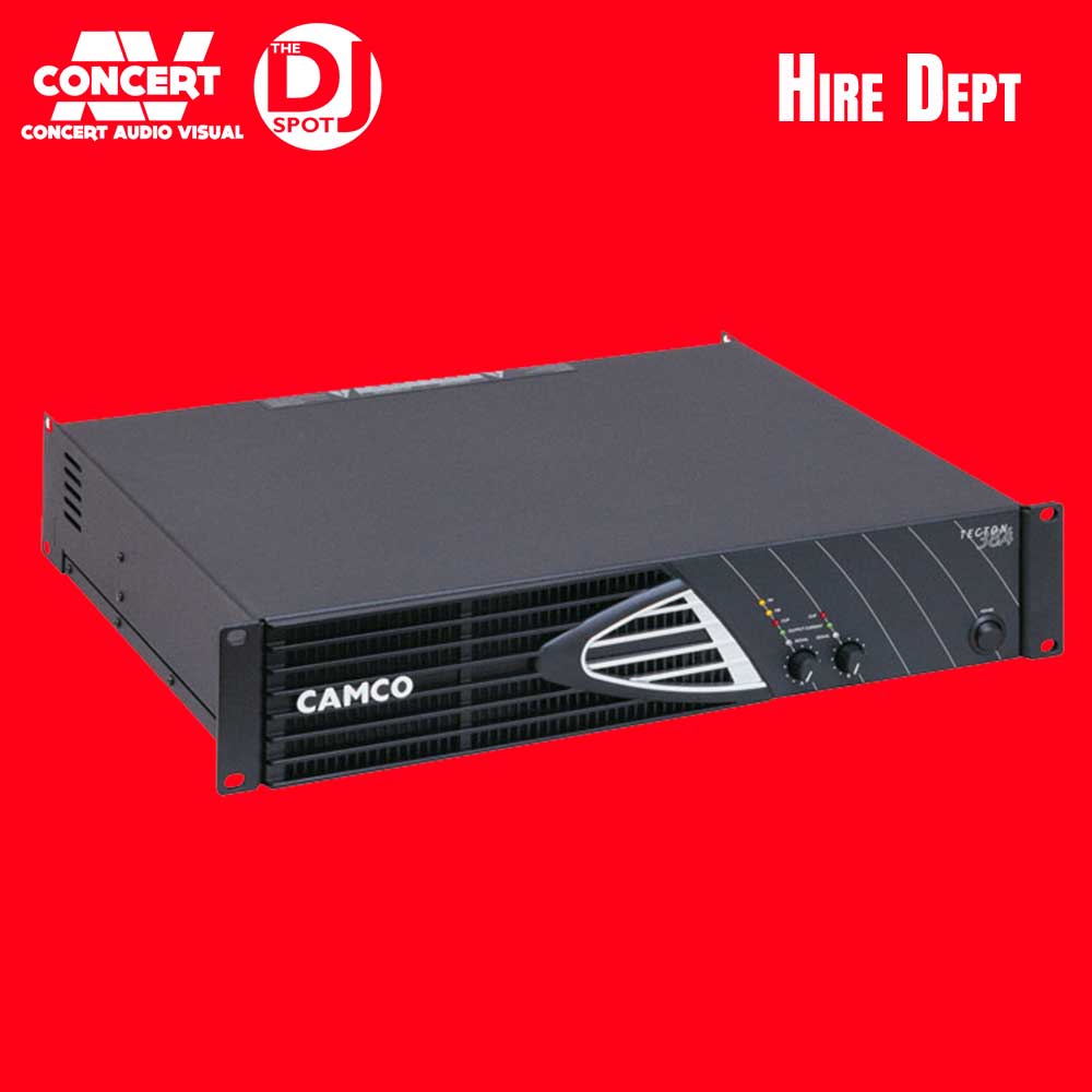 Camco Tecton 38.4 Hire Melbourne | 2‑Channel Power Amplifier – Concert AV