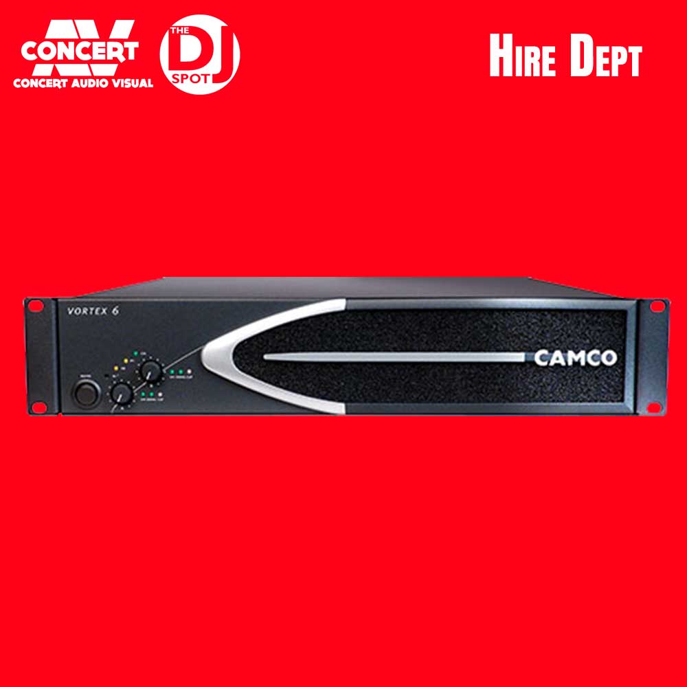 Camco VORTEX 6 Hire Melbourne | Touring Power Amplifier – Concert AV
