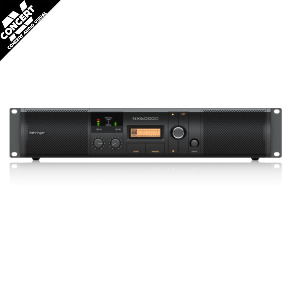 BEHRINGER NX6000D POWER AMPLIFIER W/SMARTSENSE and DSP